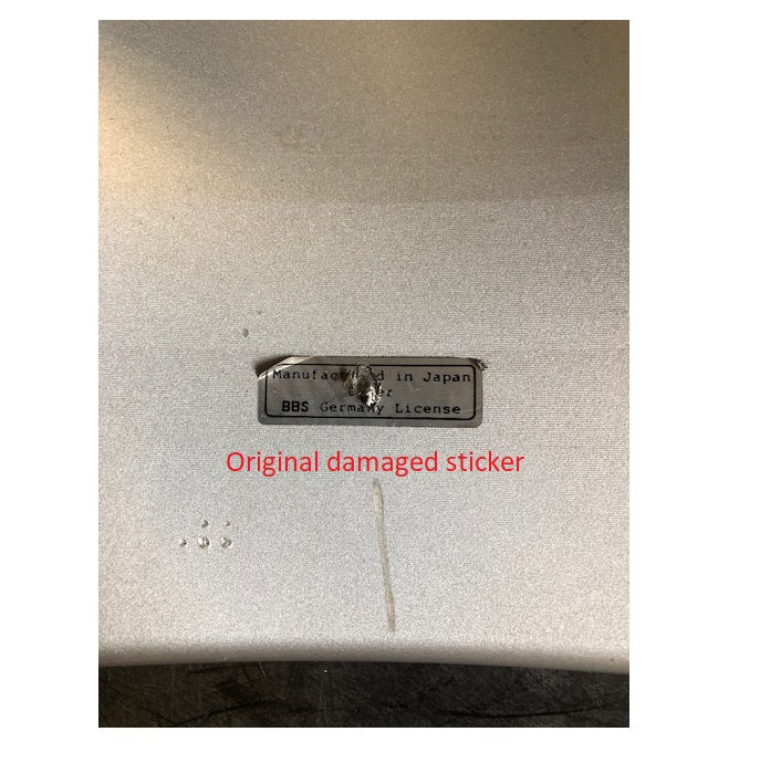 ACR Viper BBS Wheel Sticker Decal 99-02 – Viper Parts Depot